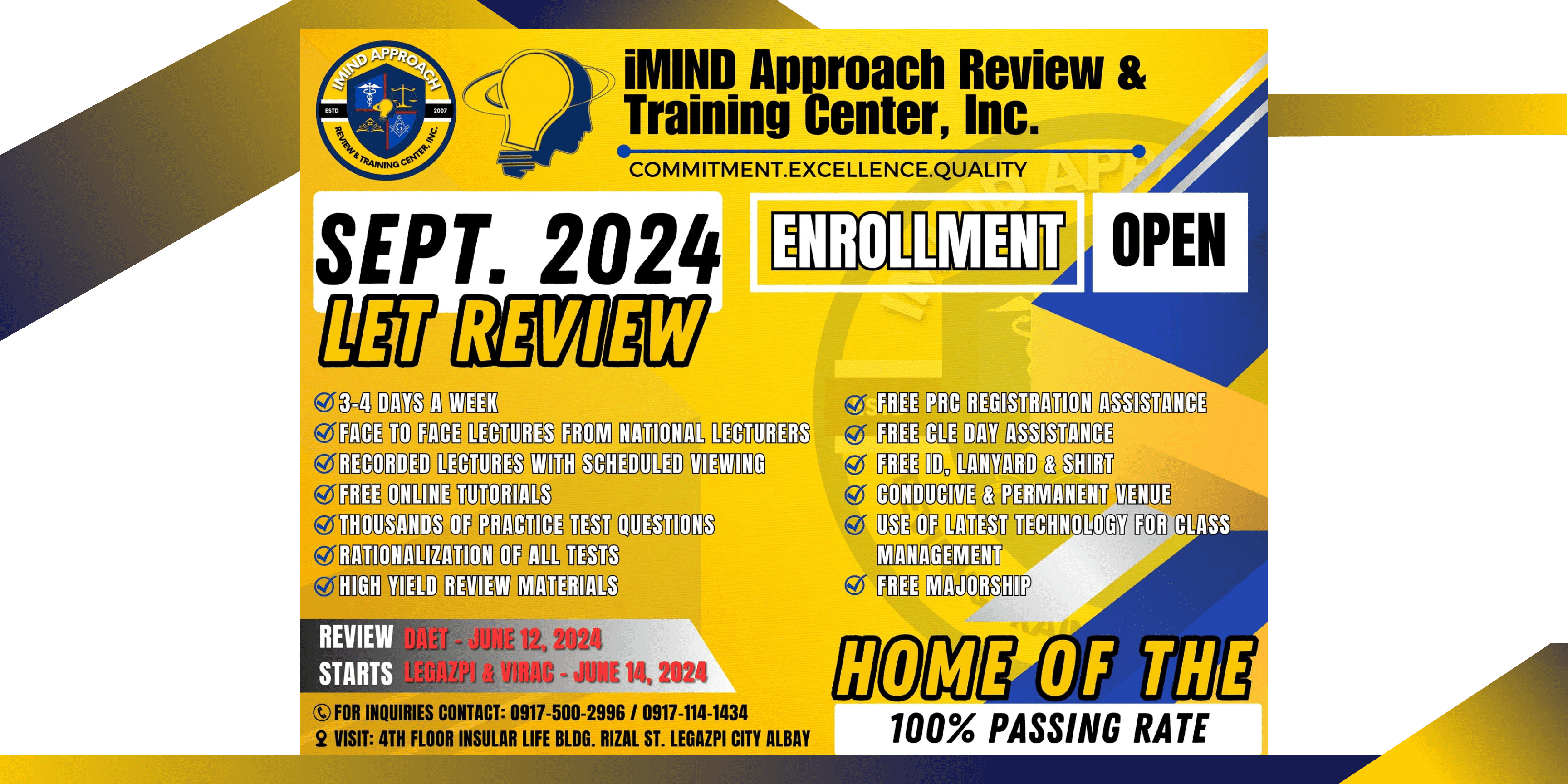 iMind Approach Review & Training Center, Inc.